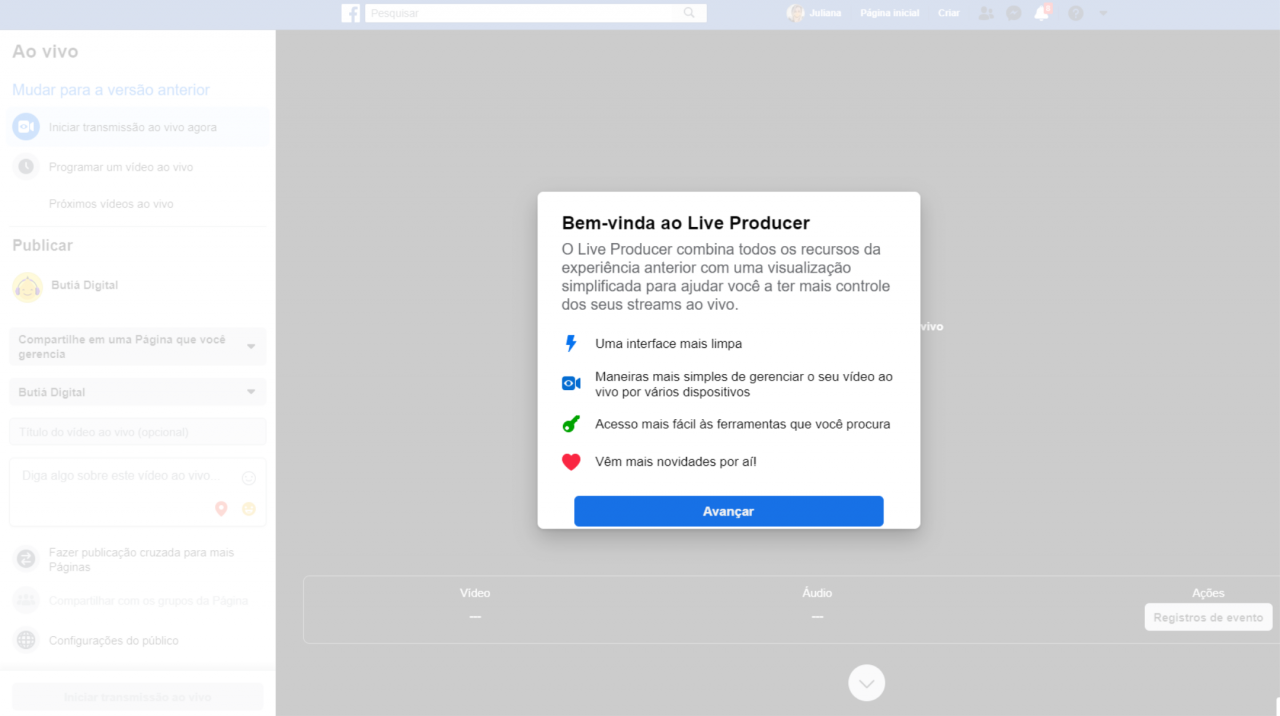 PASSO A PASSO DE COMO FAZER UMA LIVE NO FACEBOOK - BUTIÁ DIGITAL